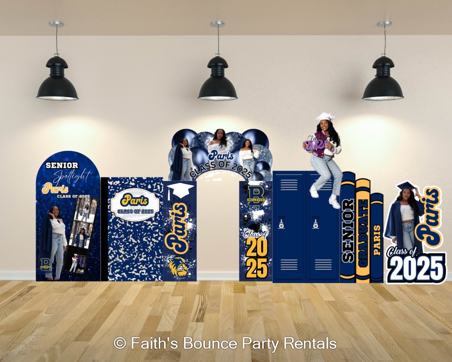 Graduation Decorations - Hire in WA | Faith's Bounce Party Rentals